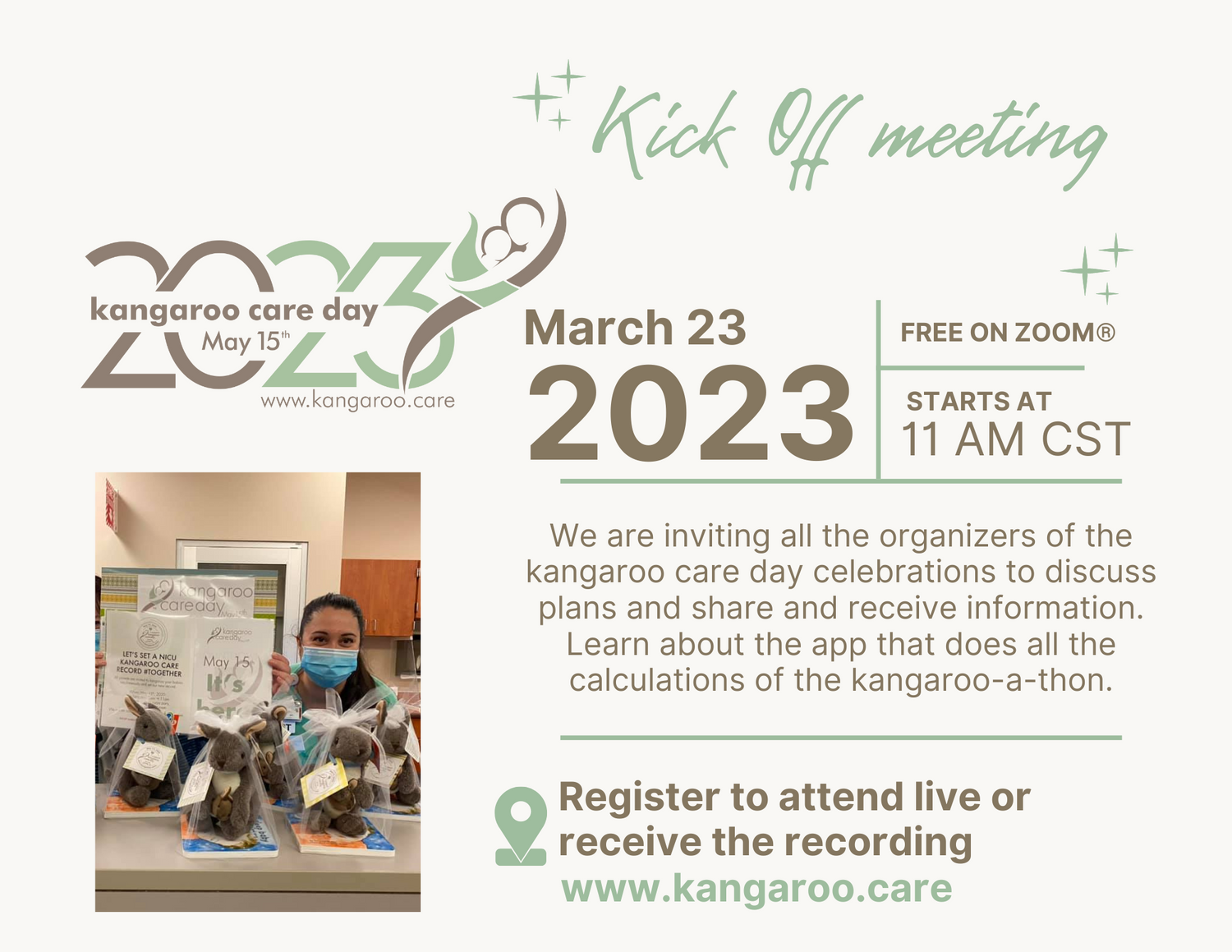 Kick-off meeting for the Kangaroo Care Day and the 2023 Global Kangaro ...