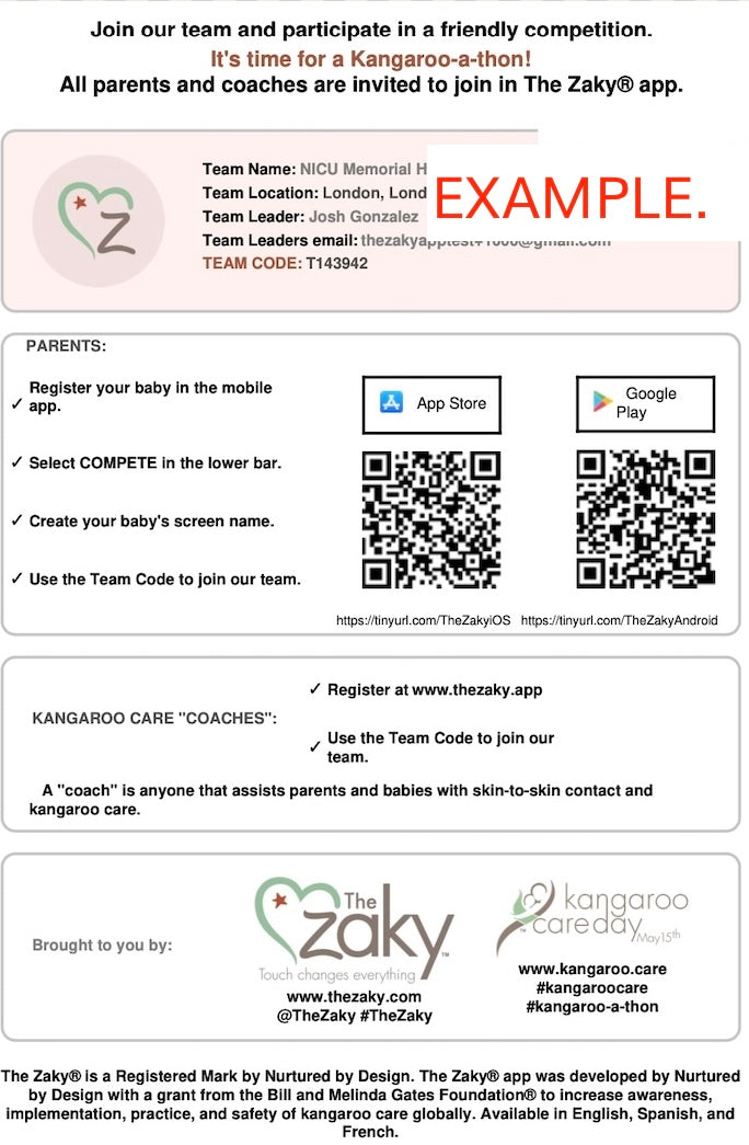 The Zaky APP - Instructions for the Team Leader – Int'l Kangaroo Care ...